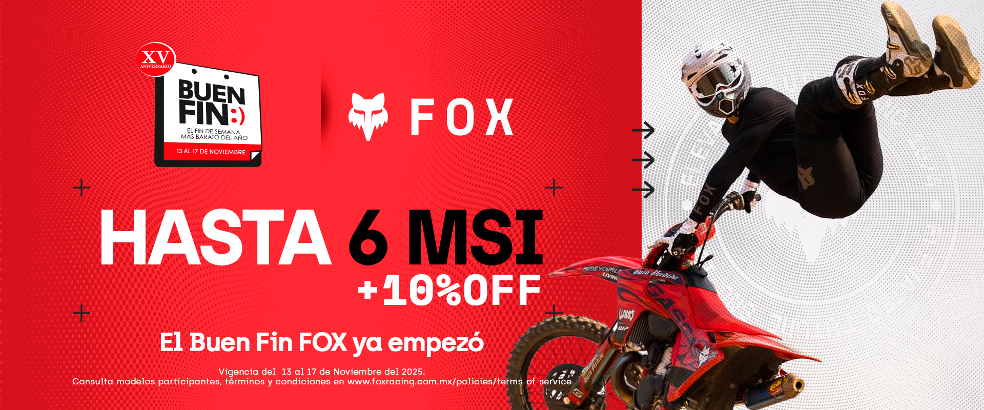 BUEN FIN – Fox Racing México